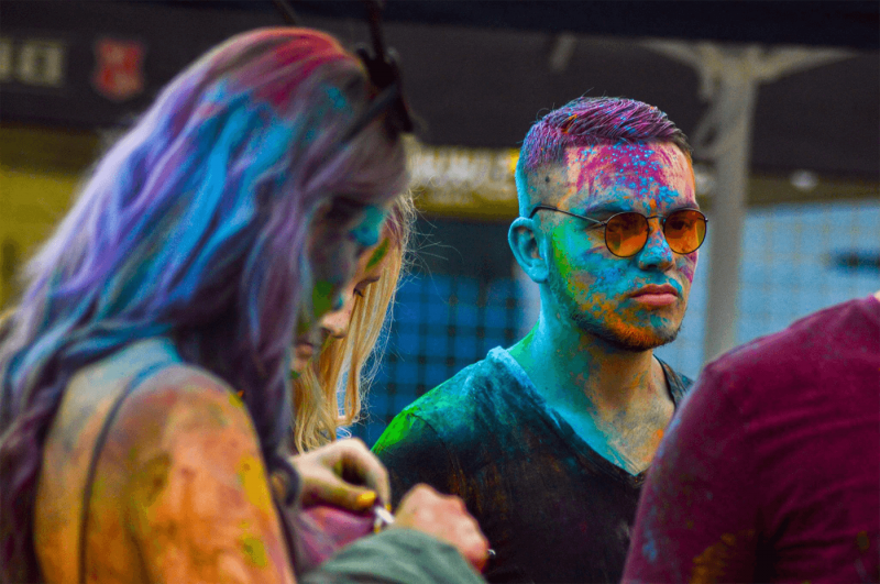 Holi colors | Holi powder made for festivals and color runs